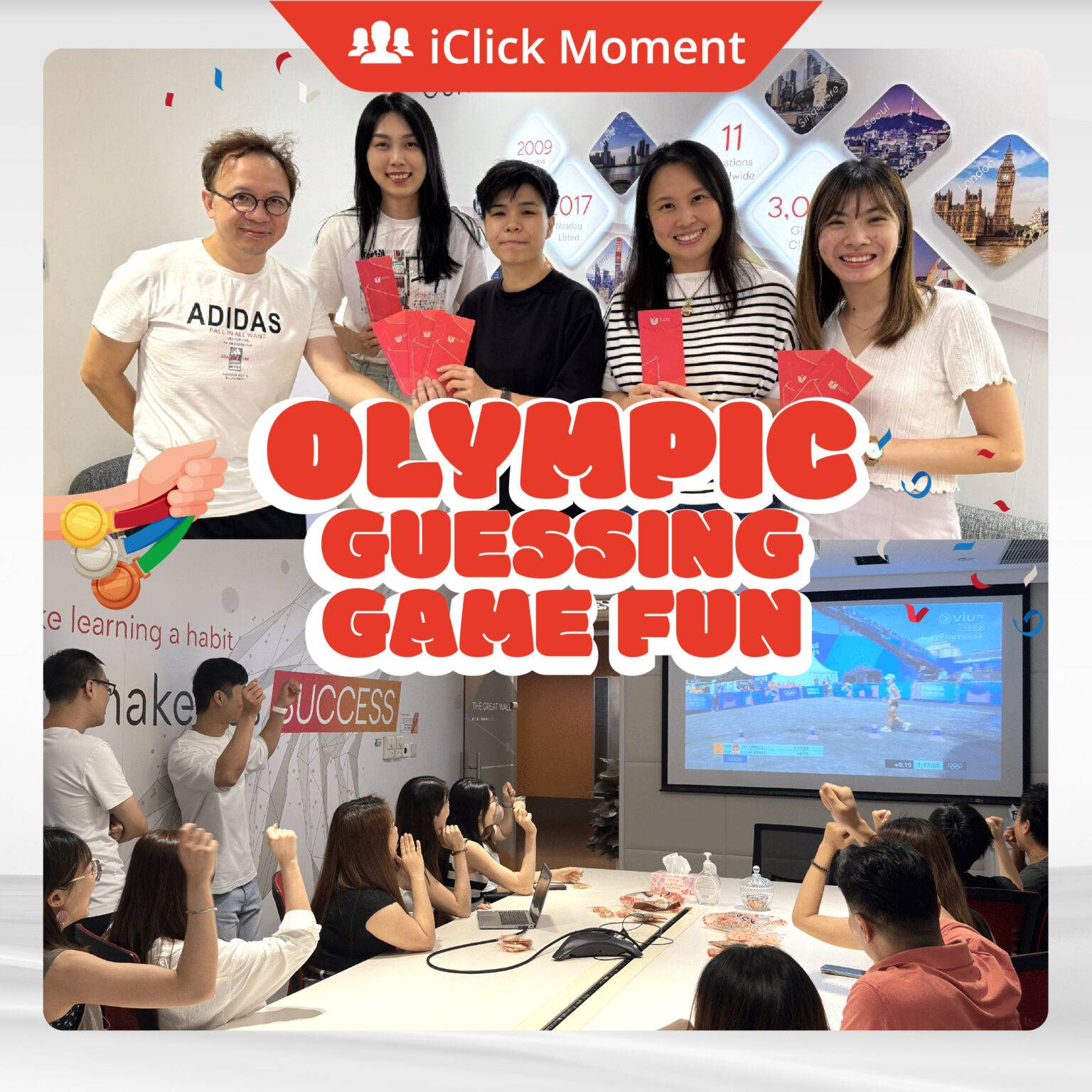 Olympic Guessing Game Fun at iClick's HK Office – iClick Interactive